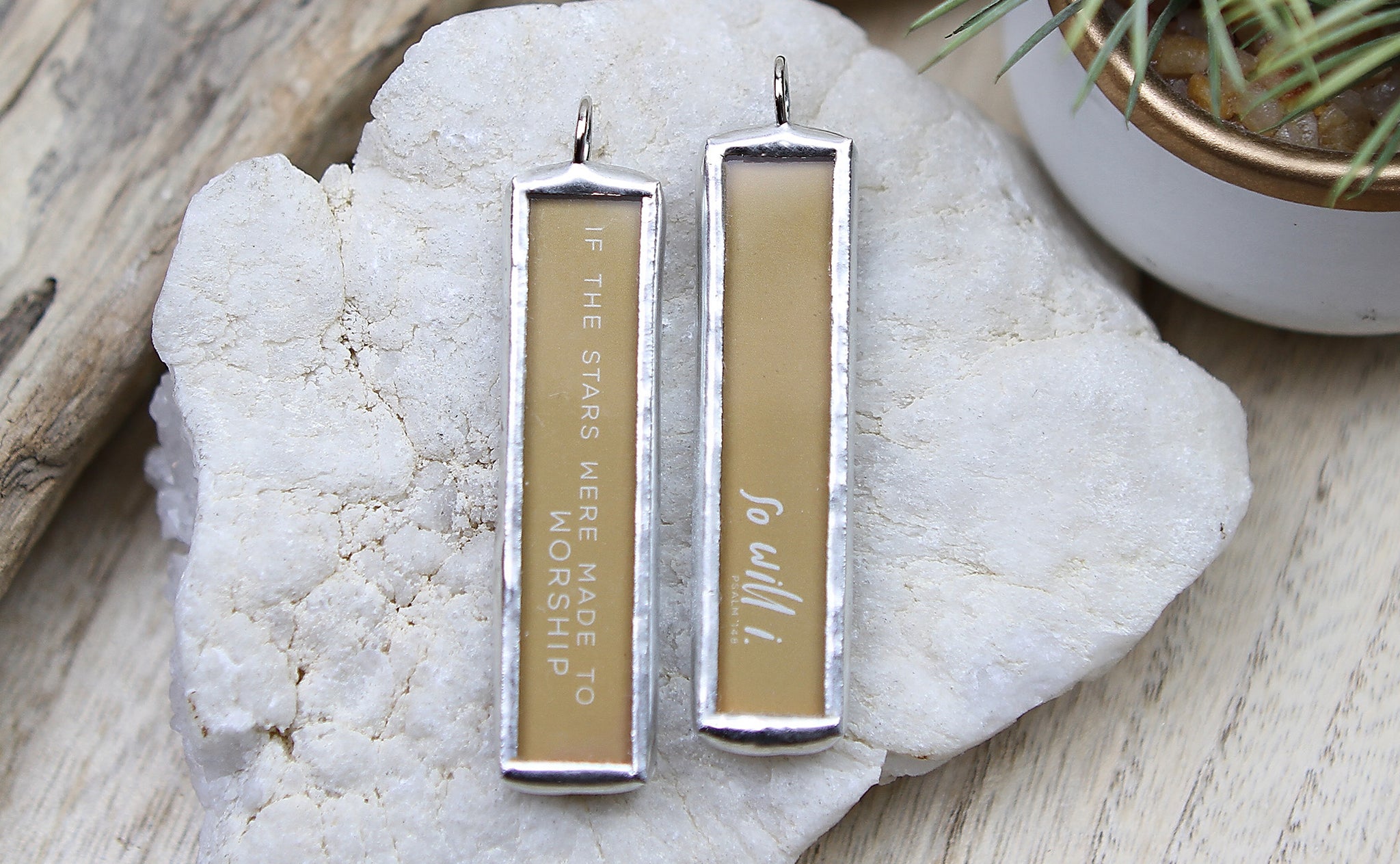 So will i soldered art jewelry charm | Jennifer Dahl Designs | Hand ...
